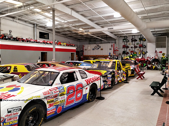 NASCAR heaven exists, and it's lined with legendary race cars still bearing the battle scars of Talladega and Daytona's high-banked turns.