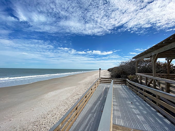 These wooden boardwalks aren't just beach access&mdash;they're portals between everyday life and coastal serenity.