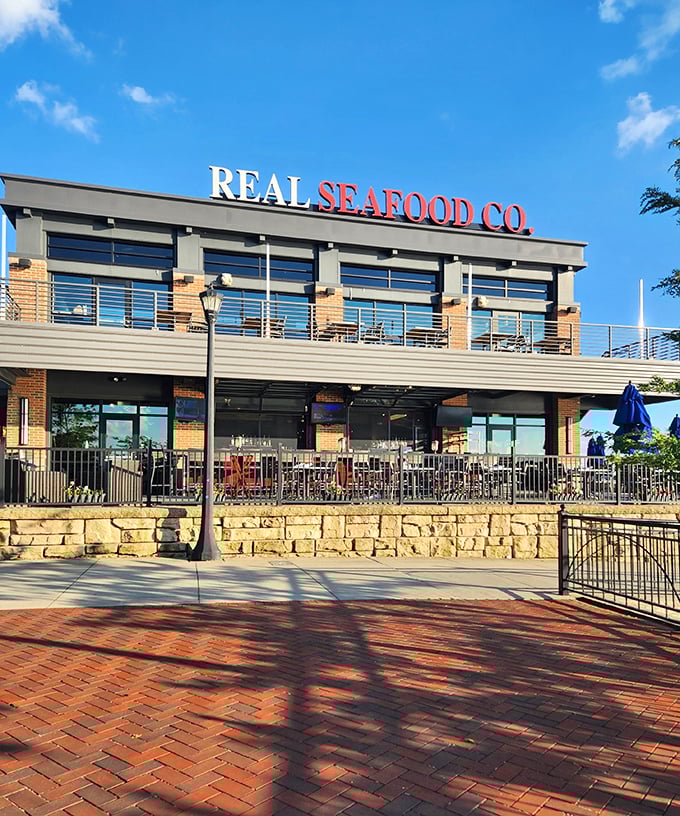 Real Seafood Company offers waterfront dining where the catch of the day comes from waters you can actually see from your table.
