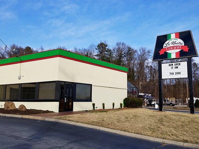 La Nostra Cucina's exterior might be humble, but inside awaits authentic Italian cuisine that would make your nonna weep with joy.