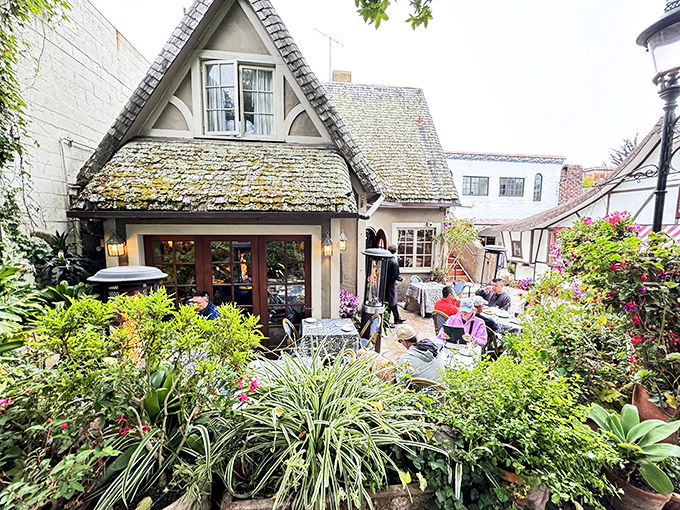 Fairy-tale architecture meets California dreaming in this enchanted cottage straight from a storybook.