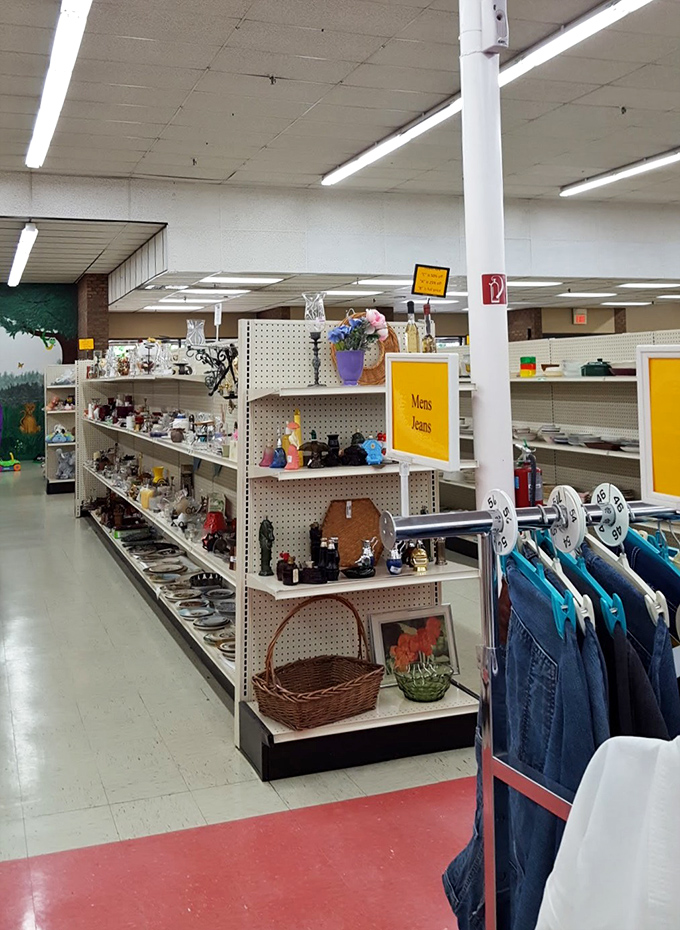 Every aisle tells a story of homes past, with shelves stacked with potential memories waiting for their second chapter.