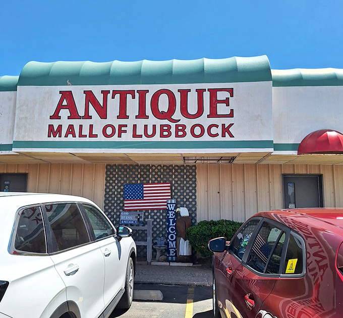 Behind this unassuming turquoise-trimmed exterior lies a labyrinth of memories and memorabilia waiting to be rediscovered. 