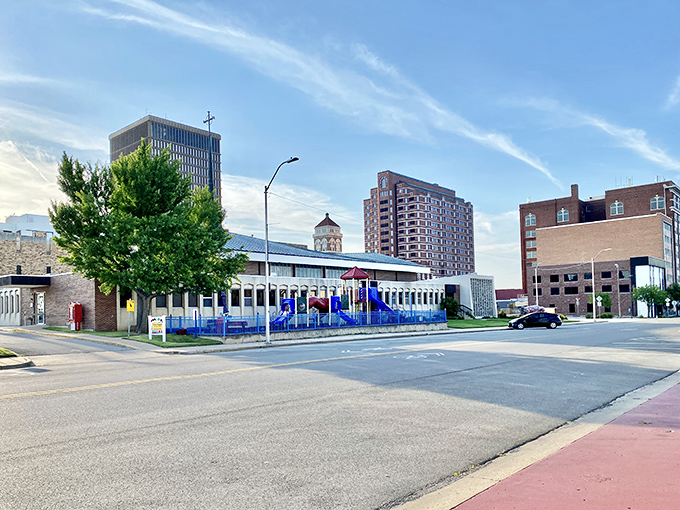 Bartlesville's stunning stone architecture whispers of oil wealth past. This isn't just a building&mdash;it's a time machine!