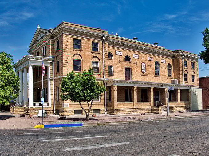 The Lamar Theatre stands as a neon beacon of nostalgia. This art deco gem continues to bring Hollywood magic to the plains of eastern Colorado.