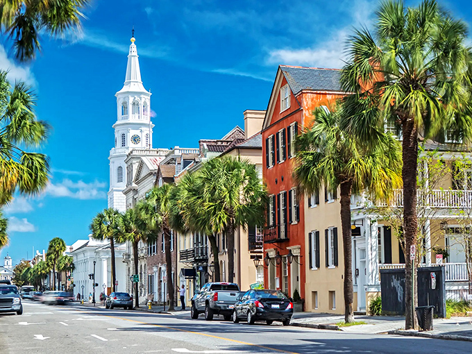 Charleston's iconic pastel buildings and palm trees&mdash;where Southern charm doesn't have to come with a luxury price tag.