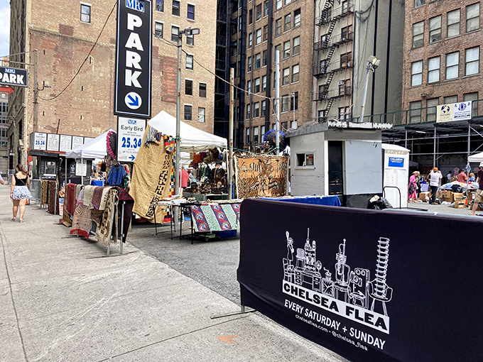 Chelsea's urban archaeology expedition. Where fashionistas and collectors converge to unearth yesterday's treasures in today's concrete jungle.