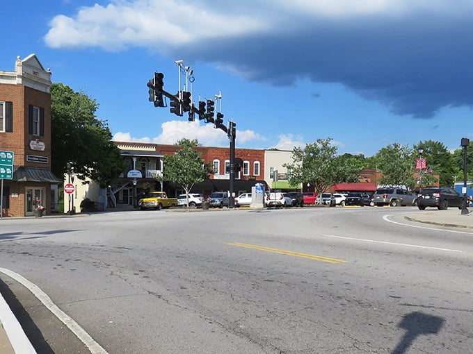 Clarkesville's gentle slopes lead to a downtown where your dollar stretches as far as the mountain views on the horizon.