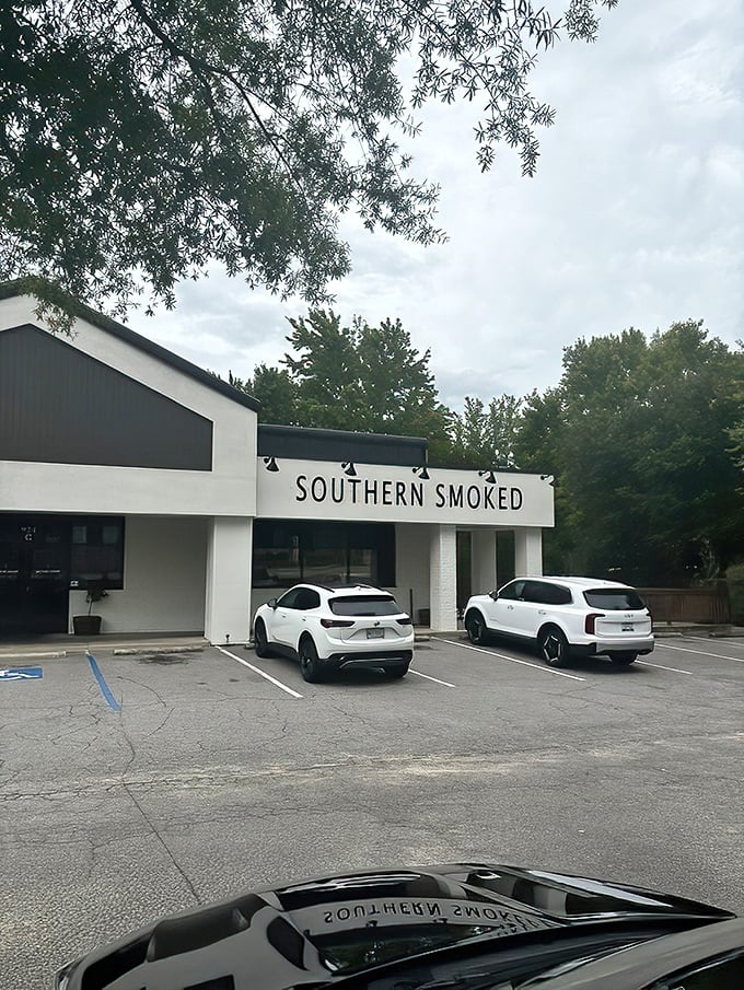 Cork & Cleaver's shaded outdoor seating area&mdash;where summer evenings and sizzling steaks create perfect South Carolina memories.