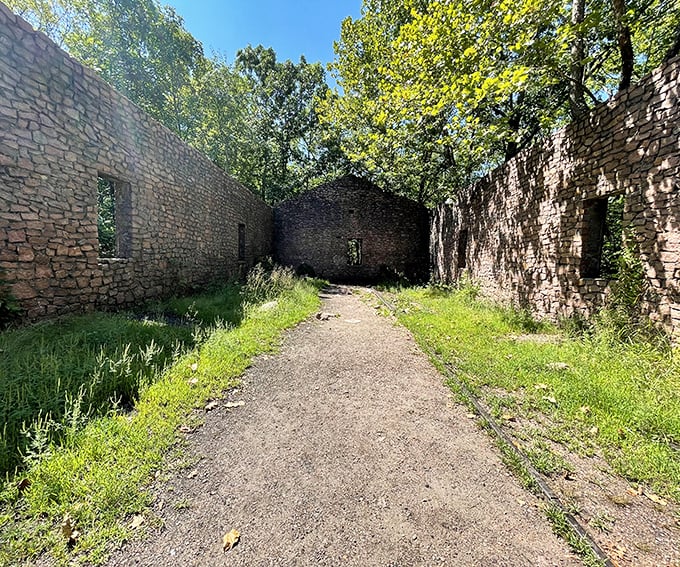 Elephant Rocks - where Mother Nature decided to play with giant pink granite building blocks millions of years ago!