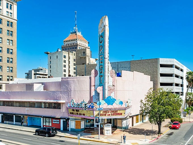 Fresno's historic downtown plaza offers a peaceful respite from big city prices without sacrificing urban amenities.