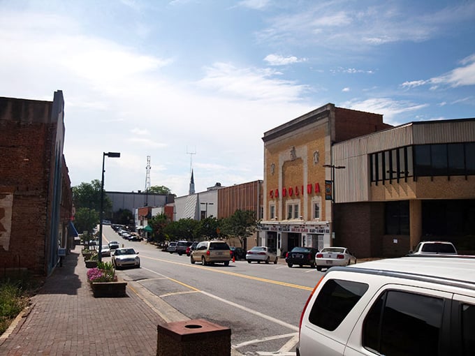 Hickory's charming main street feels like stepping into a Norman Rockwell painting where your wallet stays happily full.