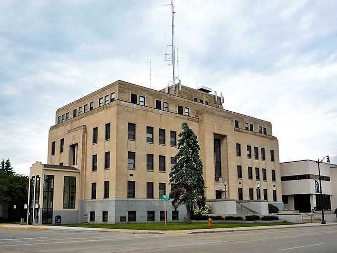 Marinette's main street &ndash; where you're never more than a five-minute walk from either great fishing or a great fish fry.