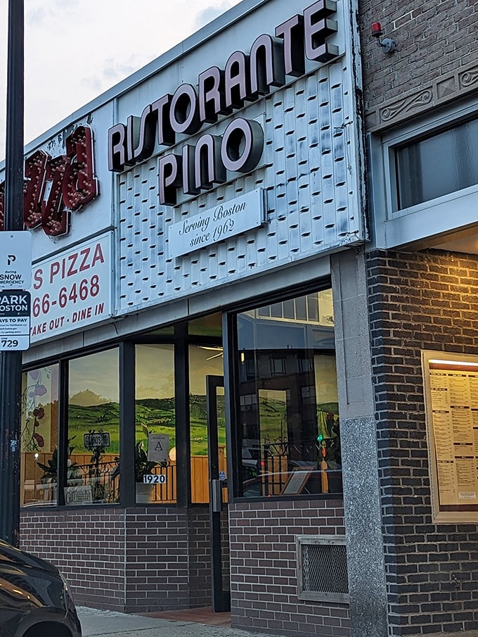 Pino's neon sign has been guiding hungry pizza pilgrims for generations &ndash; the pizza equivalent of the North Star.