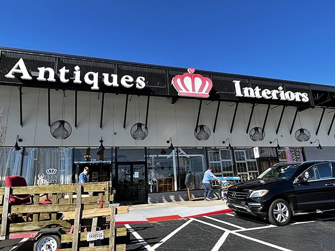 That crown logo isn't just for show&mdash;this place truly reigns supreme in the kingdom of antiques, with a selection fit for decorating royalty.