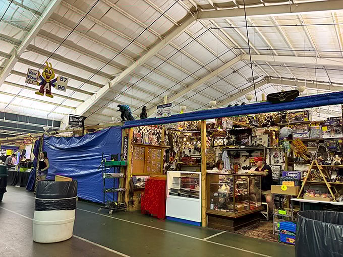 Raynham's indoor paradise&mdash;where fluorescent lights illuminate everything from vintage Coca-Cola signs to yesterday's forgotten treasures.