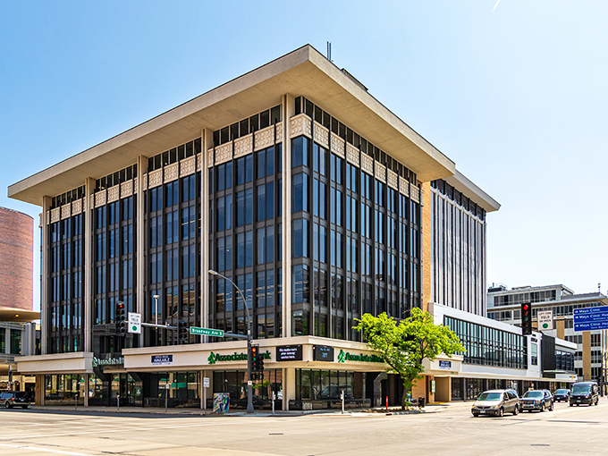 Rochester's gleaming Mayo Clinic buildings reach skyward, a beacon of hope and healing in Minnesota's medical mecca.