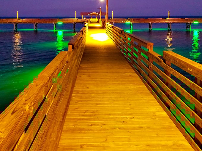 Rockport's harbor glows like a postcard, where fishing boats rock gently to nature's rhythm.