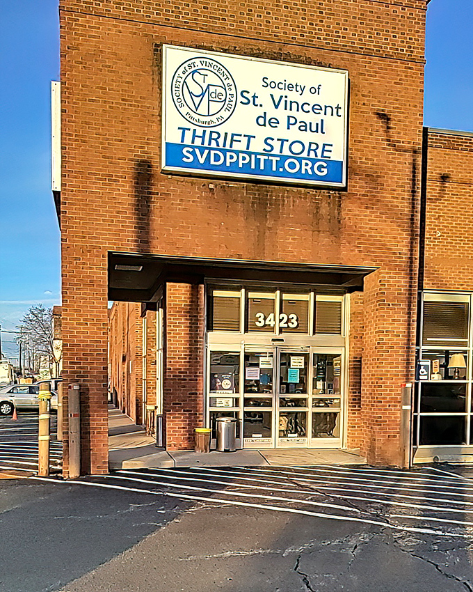 Saint Vincent de Paul's brick exterior suggests stability &ndash; just like the quality furniture you'll find within these walls.