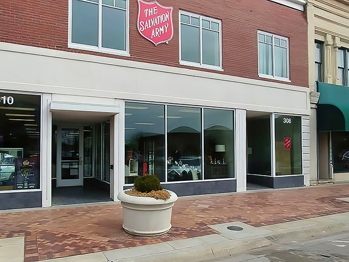 The Salvation Army's downtown storefront brings classic brick-and-mortar charm to Manhattan's thrifting scene.