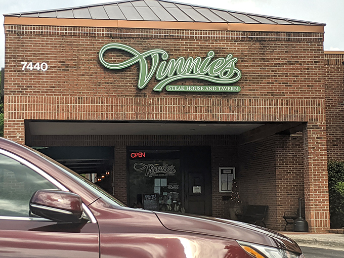 Vinnie's might share its brick exterior with countless strip malls, but inside lies a carnivore's paradise that would make Fred Flintstone abandon his brontosaurus ribs.