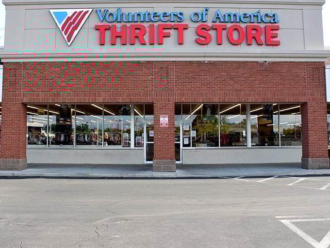Volunteers of America's bright, welcoming facade promises adventures in bargain hunting that help support community programs.