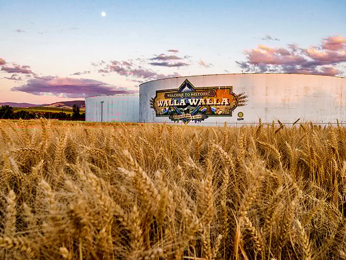 Walla Walla welcomes visitors with golden wheat fields and blue skies. The landscape practically whispers "slow down and stay awhile."