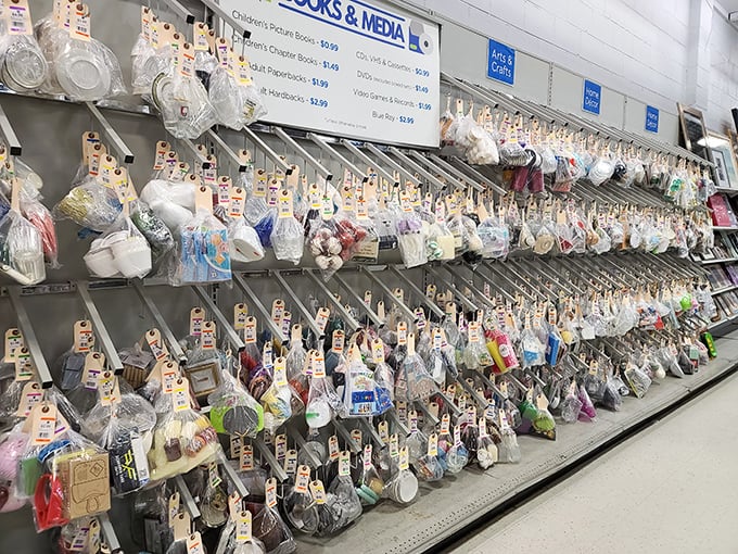 The sleek facade belies the organized chaos within&mdash;like a library where books have been replaced by yesterday's fashion statements.