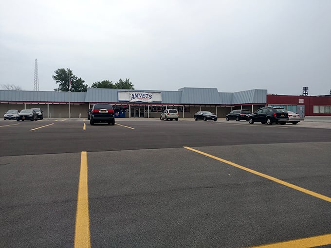 This unassuming exterior hides a warehouse of possibilities. Like finding Narnia in a strip mall!