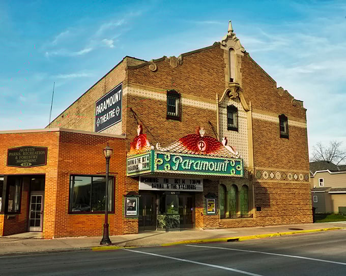 The warm brick buildings of Austin's business district have witnessed generations of Minnesotans living well within their means.