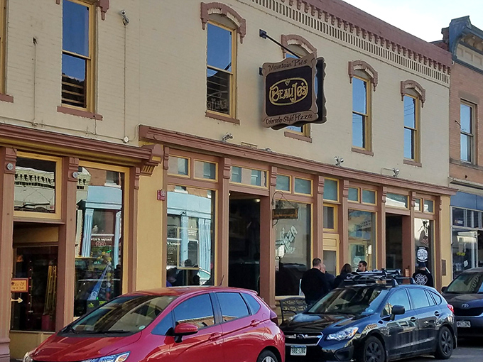 Historic brick, vintage charm, and pizza crusts thick enough to qualify as their own food group.