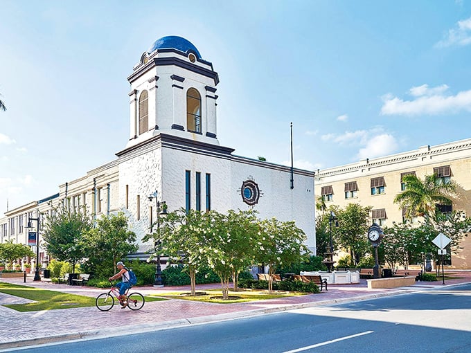 Palm trees and wide-open spaces define Brownsville's Commerce Street, where the pace of life moves refreshingly slower than your last software update.