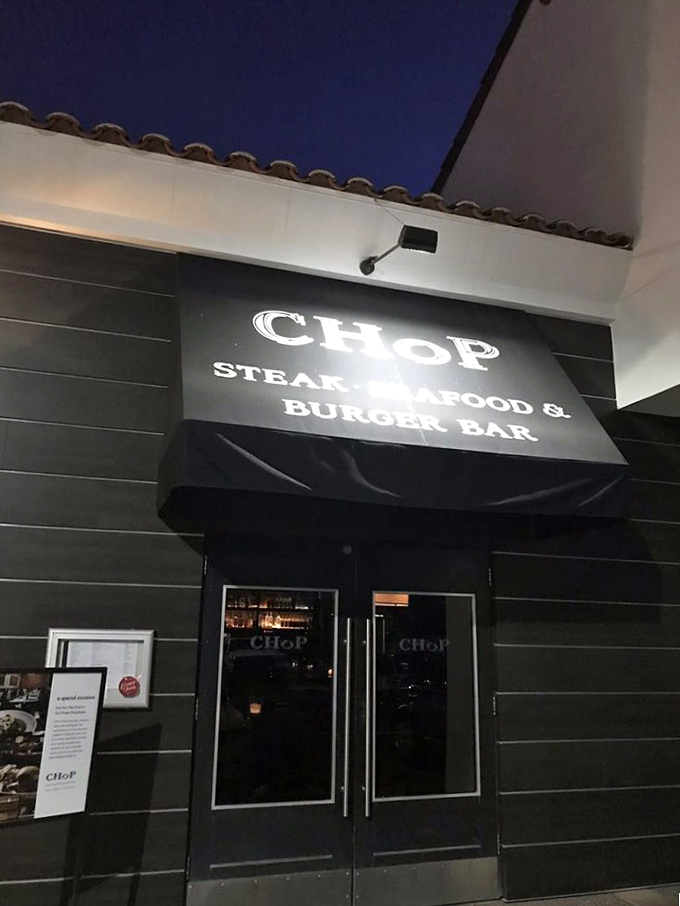 Modern on the outside, timeless on the inside&mdash;CHoP's contemporary facade houses age-old steak traditions executed to perfection.