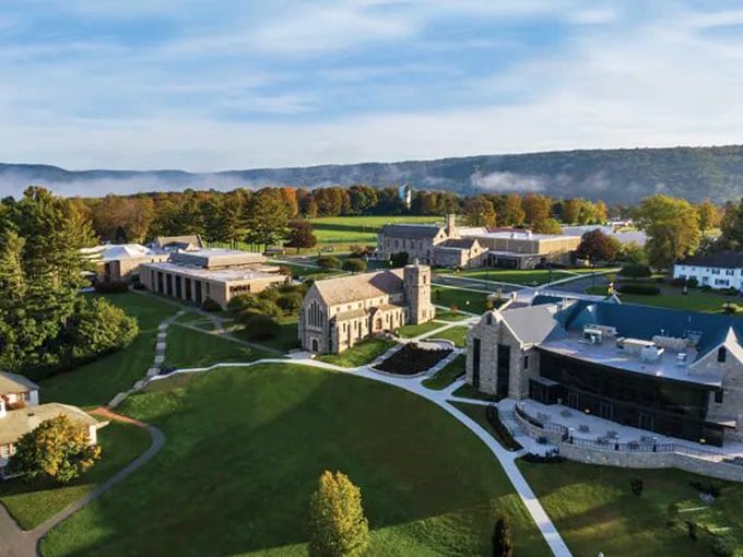 Lush greenery surrounds Canterbury's quiet streets, where rural living comes with a refreshingly modest price tag.