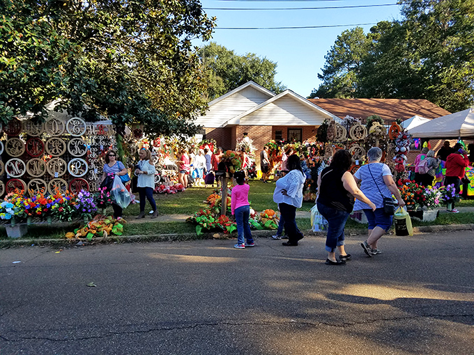 Colorful displays of handcrafted treasures transform Canton's streets into an artisan's showcase several times yearly.