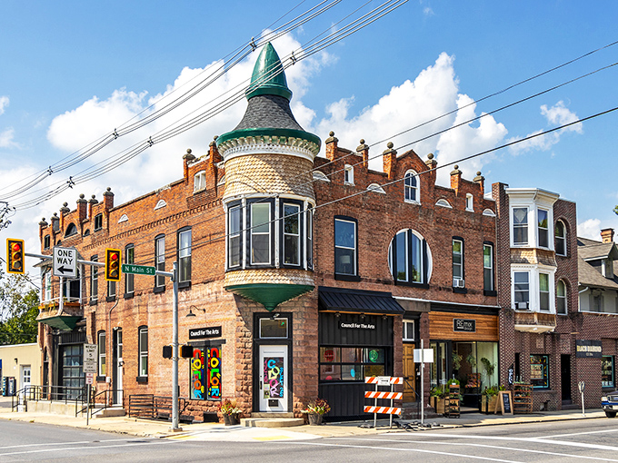 Fall colors frame Chambersburg's welcoming downtown, where healthcare and housing costs won't give you heart palpitations. 