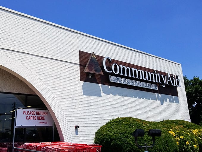 Behind CommunityAid's unassuming exterior lies a labyrinth of secondhand delights that could turn anyone into a dedicated thrifter.