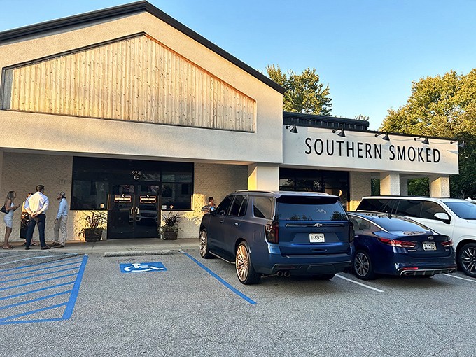 Cork & Cleaver's sleek, modern exterior might surprise you, but the traditional flavors inside will transport you straight to steak heaven.