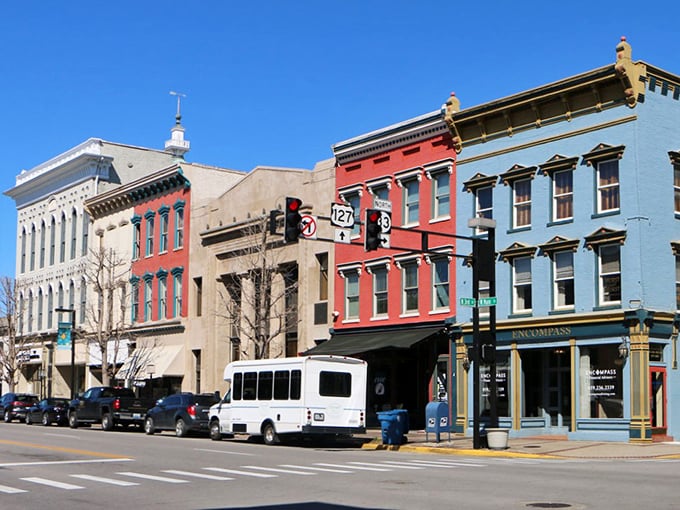 Corner buildings in Danville stand like sentinels of affordability, where traffic lights direct you to savings rather than splurges.