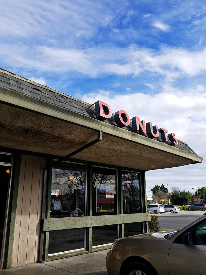 Three cars, one mission: scoring fresh donuts from this unassuming Chico landmark before they sell out.