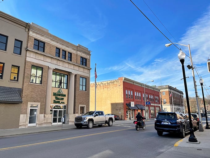 The kind of street where the hardware store owner knows exactly what project you're working on before you even explain it.