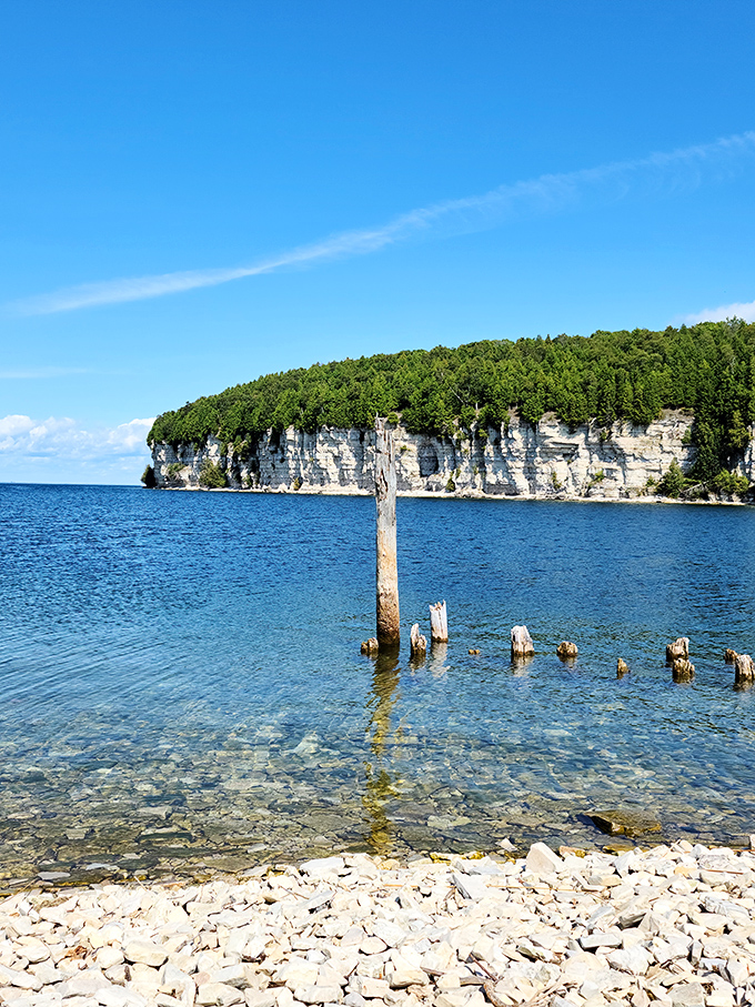 The impossibly clear waters at Fayette Historic State Park could make you think you've teleported to the Caribbean&mdash;minus the palm trees.