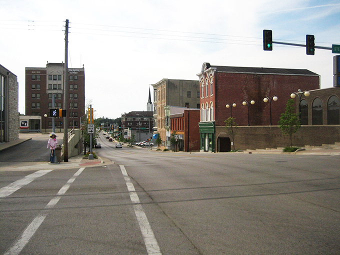 The Tower Theater marquee promises entertainment in Freeport without the big-city ticket prices—now that's a happy ending!