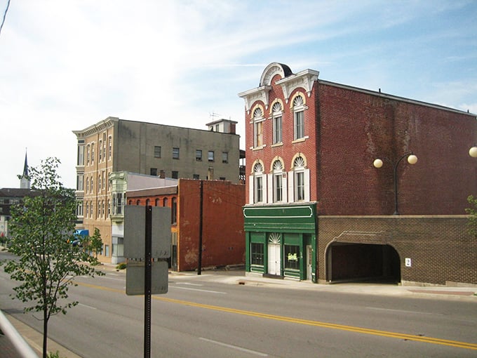 The red-brick charm of downtown Freeport whispers stories of yesteryear while your bank account breathes a sigh of relief.