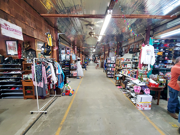 Sports jerseys hang alongside handbags in this treasure trove where the thrill of the find keeps shoppers coming back.