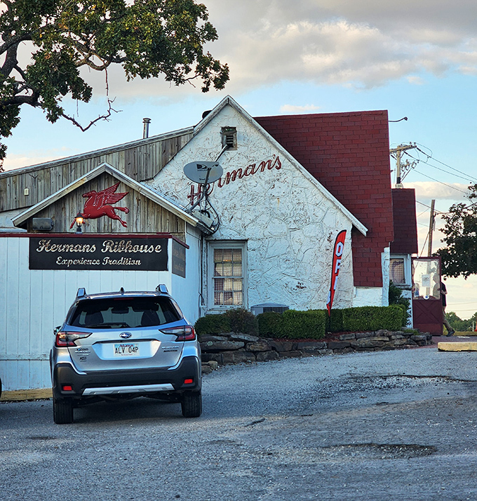 Don't let the "Ribhouse" name fool you &ndash; Herman's serves steaks that would make a vegetarian reconsider their life choices.