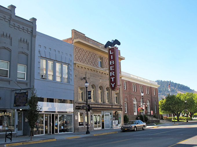 The historic heart of La Grande offers that rare combination of architectural character and parking spots you can actually find.