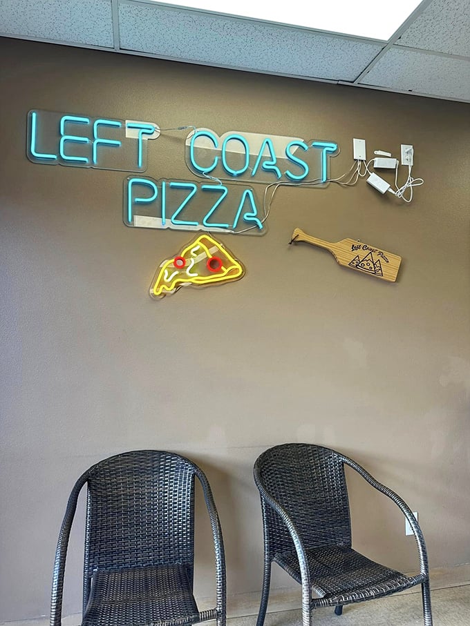 Tony's Pizza's covered patio feels like your Italian grandmother's backyard&mdash;if she made legendary pizza. 