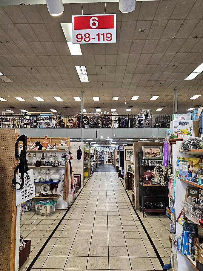 Peek down any aisle and the possibilities multiply. Each booth tells its own story through carefully curated collections.