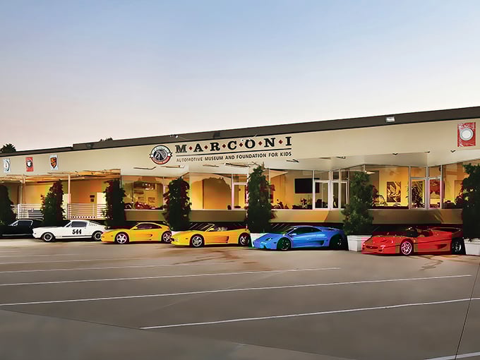 Sunset at the Marconi Museum creates a perfect backdrop for these exotic beauties. The parking lot alone is worth the price of admission!